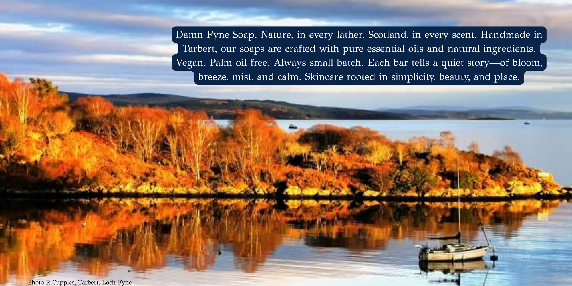 Handmade Scottish Soap in Argyll | Natural Skincare | Damn Fyne Soap
